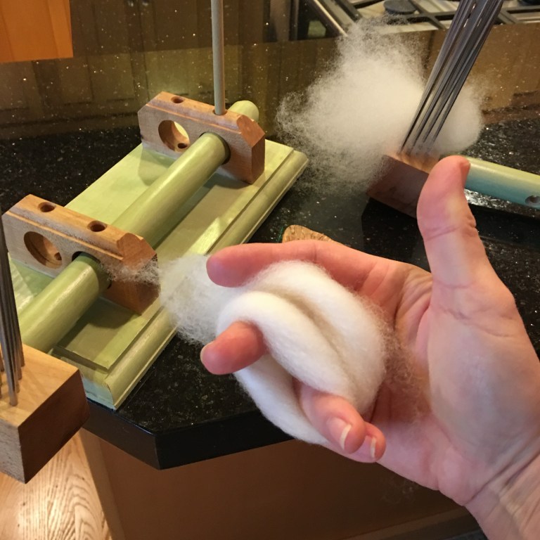 Carding or Combing Wool; goodbye slubs | Whimsical Ewe